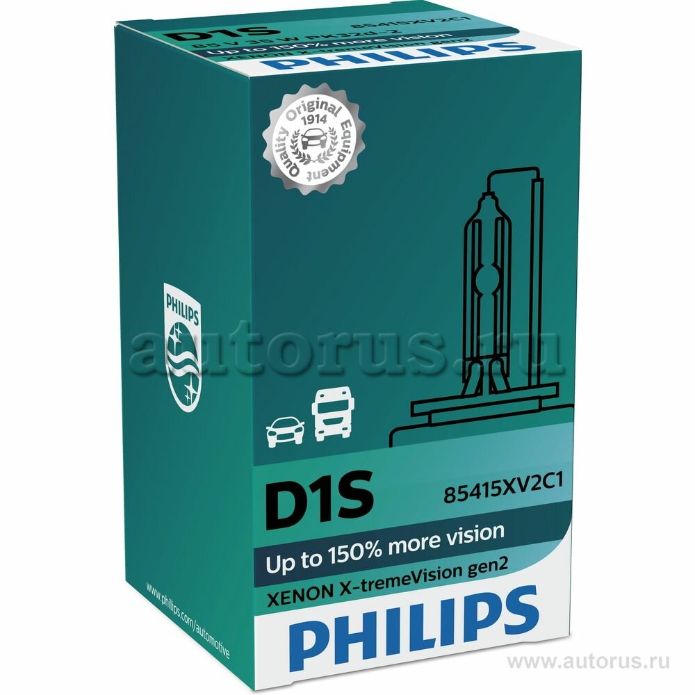 Лампа 12V H7 55W PX26d PHILIPS White Vision Ultra 2 шт. DUOBOX 12972WVUSM