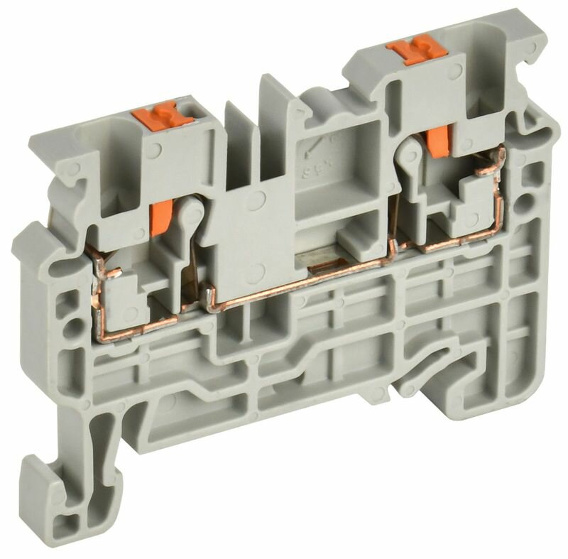 Колодка клеммная CP 2.5кв. мм сер. IEK YCT20-00-K03-002