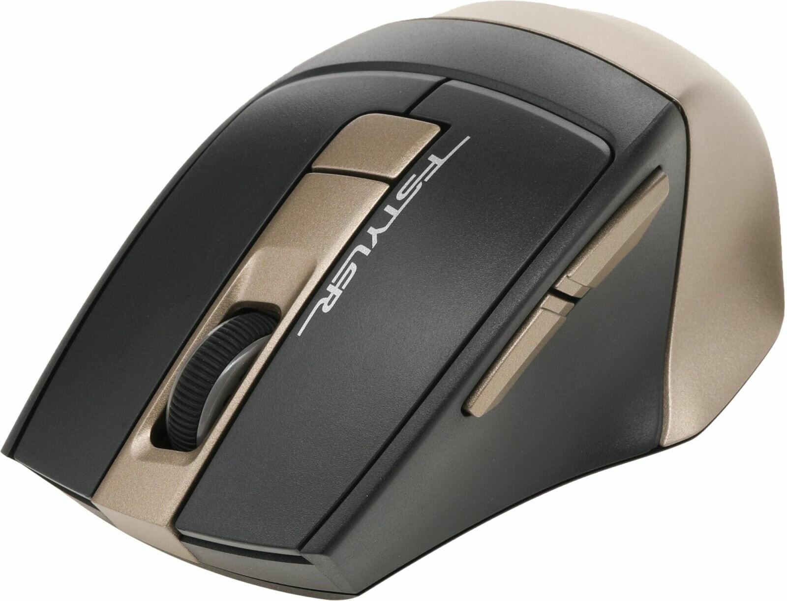 Мышь компьютерная A4Tech Fstyler Fg35 бронзовый, черный, оптическая 2000 dpi, беспроводная USB, 6 кнопки (FG35 BRONZE)
