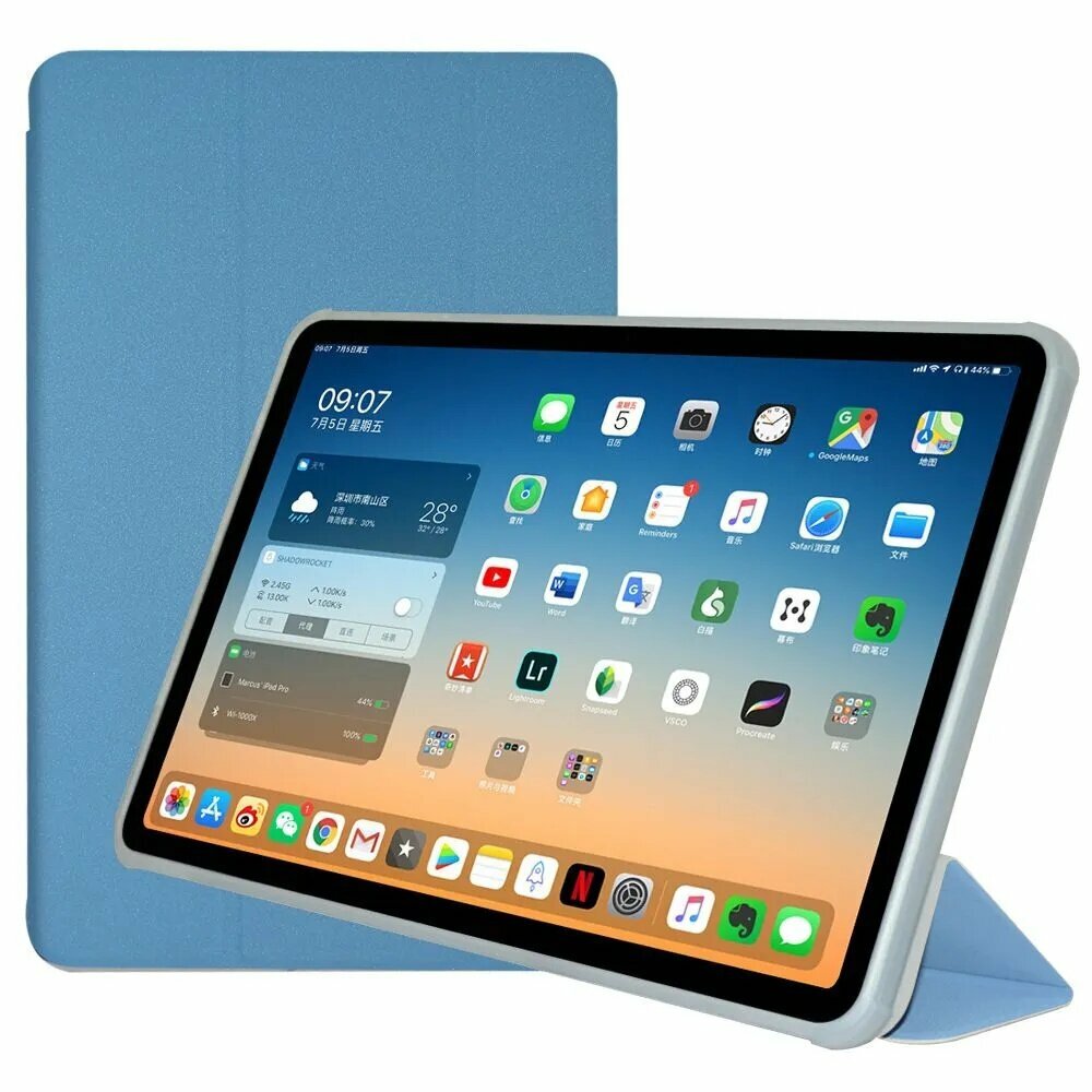 Подходит для Teclast T60PLUS/T60AI 12-дюймовый планшет: чехол с функцией гибернации, полностью покрывающий корпус из мягкого TPU