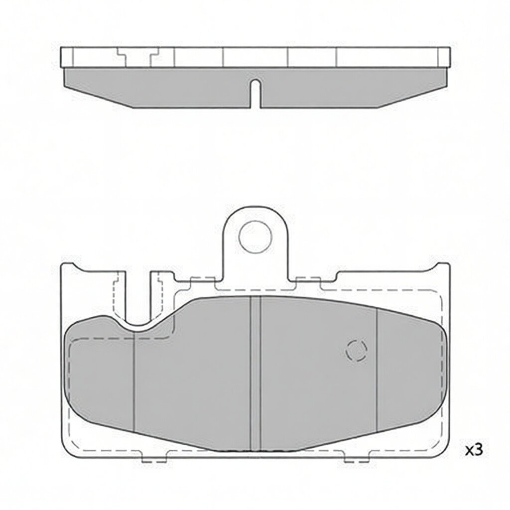 Колодки задние LEXUS LS430 00-06 SP1772 Sangsin brake арт. SP1772