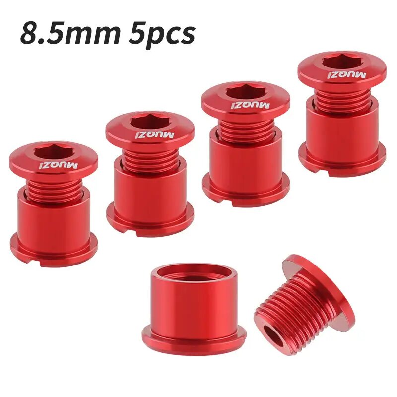 MUQZI болты для звездочки 4/5 шт. 6.5/8.5 мм 8.5mm Red 5pcs