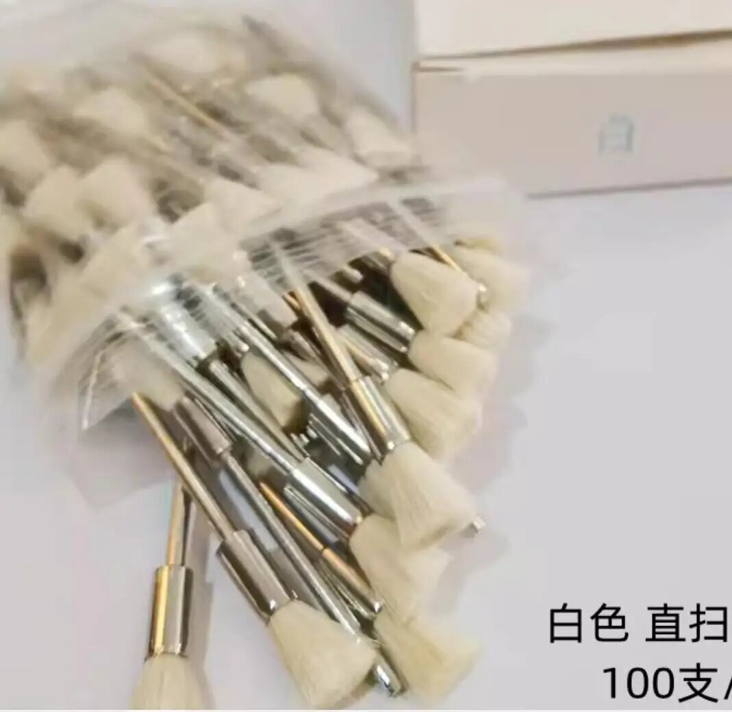 Щетки абразивные белые для Dremel, 100 шт.