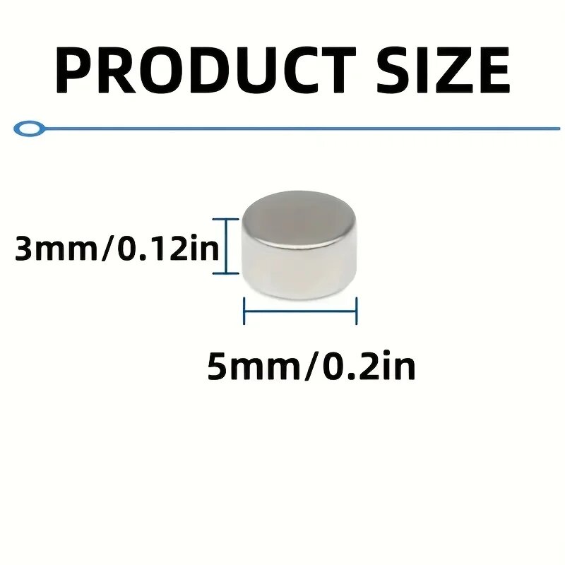 Круглые магниты 5x3 мм