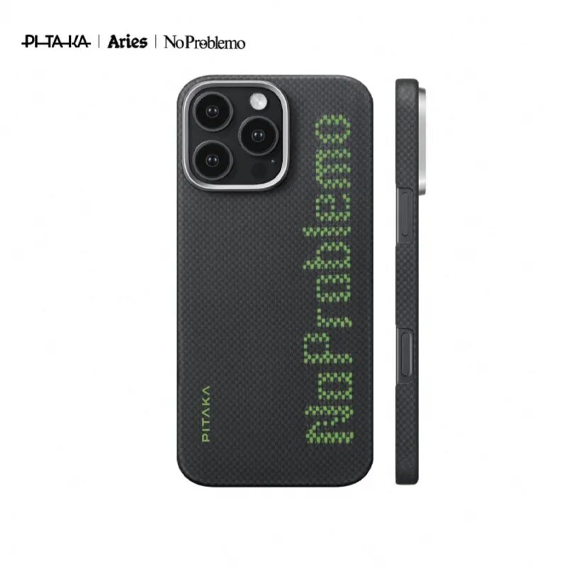 Чехол PITAKA для iPhone 16 Pro Max, No problem, кевлар