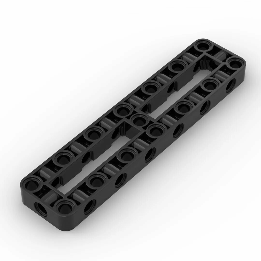 Строительный блок мелких частиц MOC 4526 Рамка луча 3×13 отверстий 1 центральная балка 2 отверстия толщиной, запчасти