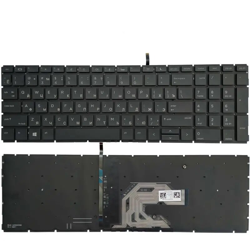 Клавиатура Russian для HP Probook с подсветкой