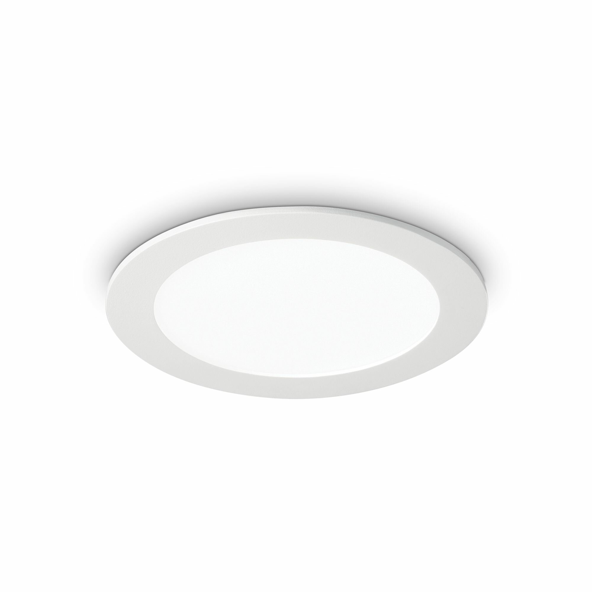 Светильник встраиваемый ideal lux Groove FI Round D118 10Вт 1250Лм 3000К IP20 LED 230В Белый матовый Алюминий Не диммируемый 123974.