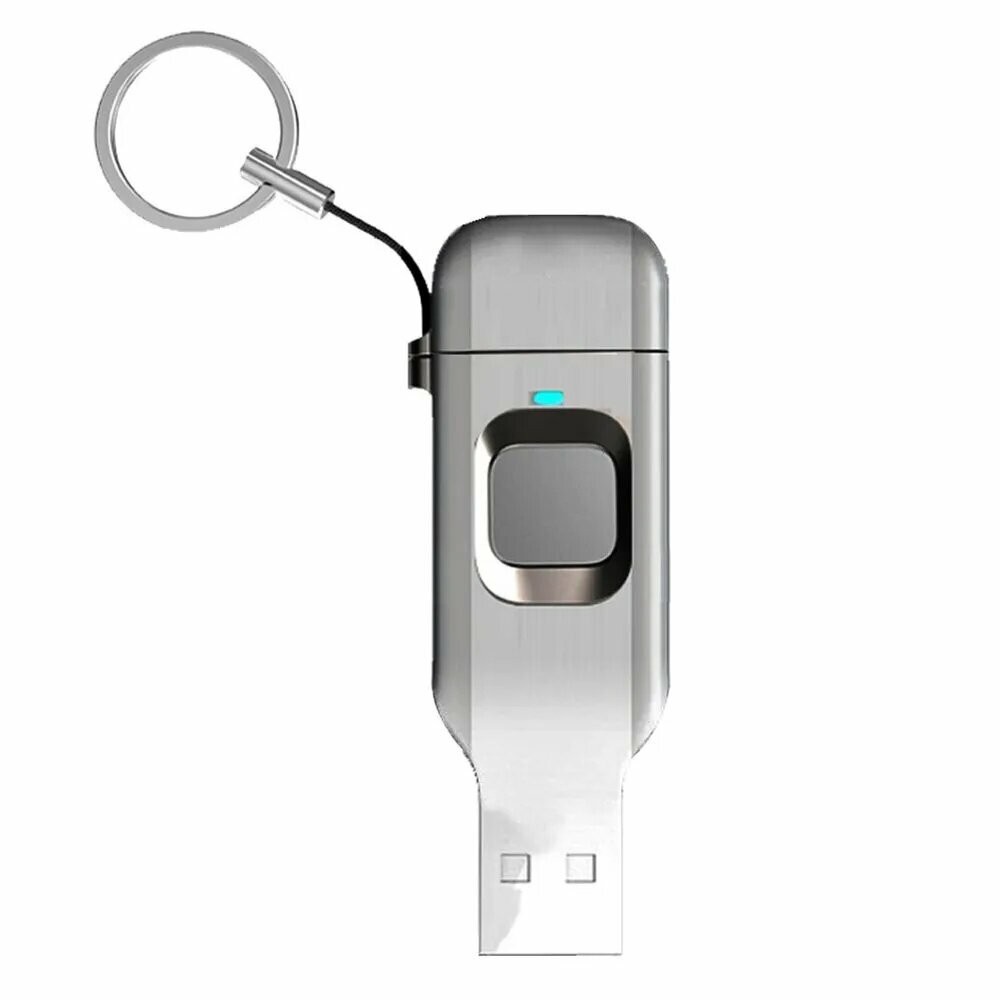 T8(C W M V) Флеш-Накопитель Со Сканером Отпечатков Пальцев, Металлический OTG, USB3.0, Тип C, 32 ГБ