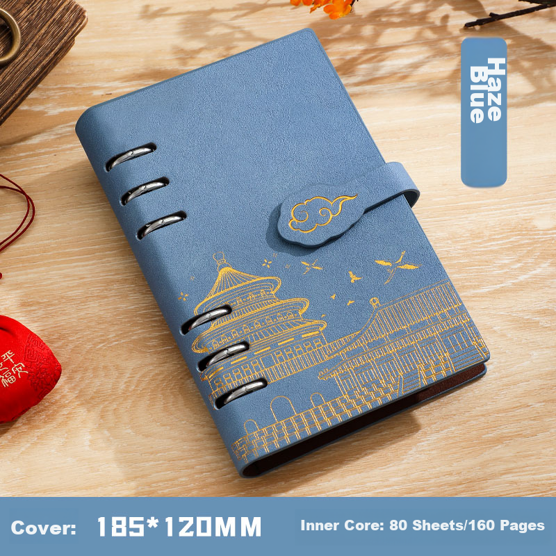 Falamon, Stamp Collection Notebook, Travel Journal, Blank Pages, Nanjing, Beijing Museum, Zoo, Forbidden City, Chongqing, Tourist Attractions, Stamp Book, Blue