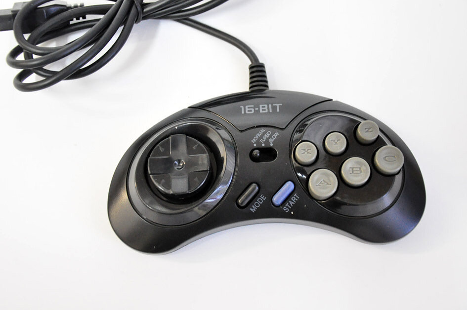 Джойстик для SEGA 16 bit Turbo (черный)