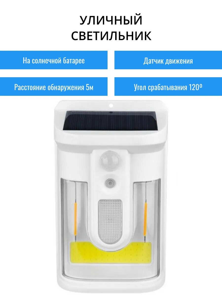 Уличный фонарь на солнечной батарее