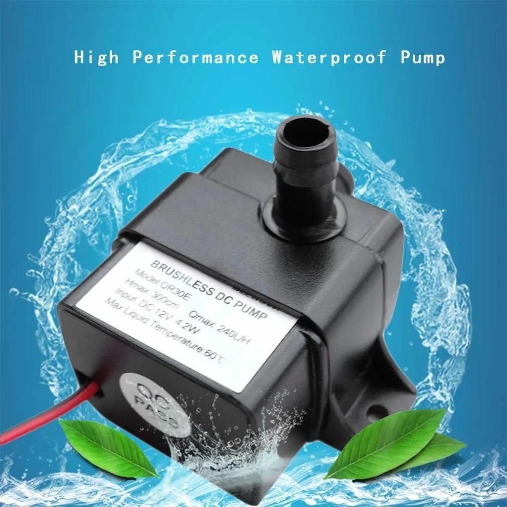 Водяной насос DC 12V 4,8 W 240L/H