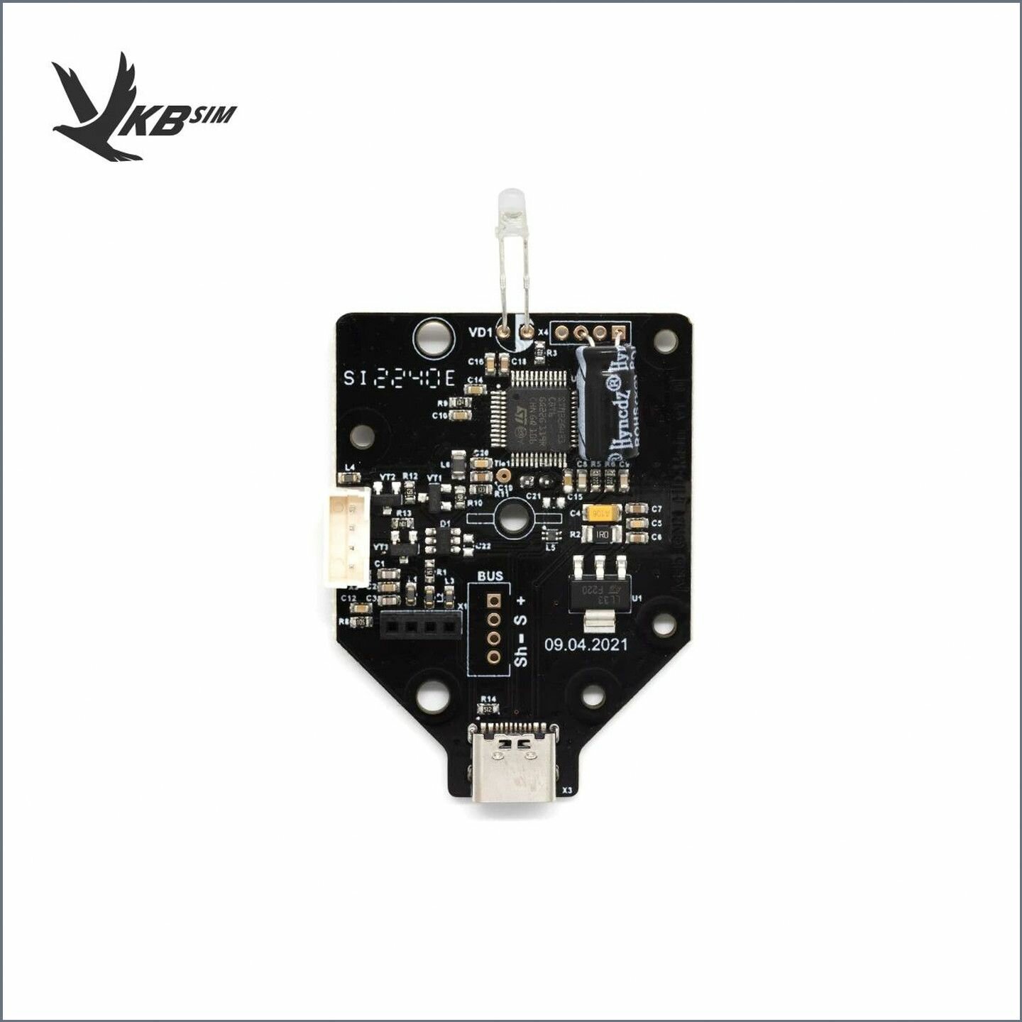 VKBSIM GNX USB Controller (HID-Main) / USB-контроллер для модуля расширения джойстика авиасимулятора авиасимулятор джойстик расширение USB HID контроллер