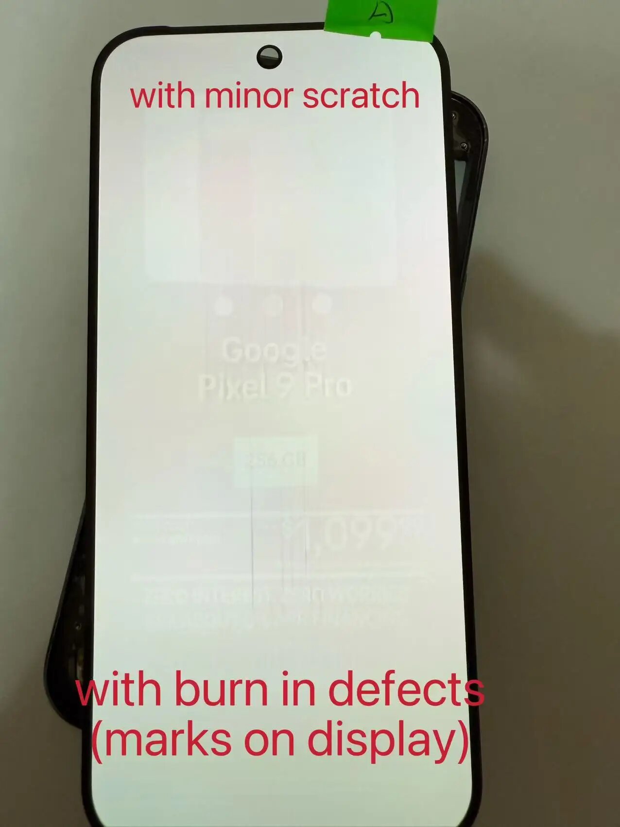 Оригинальный разобранный OLED-экран для Google Pixel 9 Pro GR83Y GEC77, подлинный A with burns