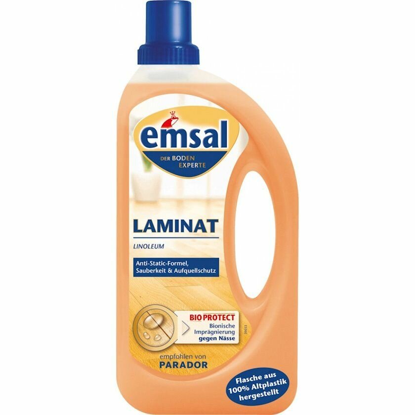 Emsal Floor Laminat Linoleum Средство для чистки без разводов и защиты ламината от влаги с пропиткой швов, 1000 мл