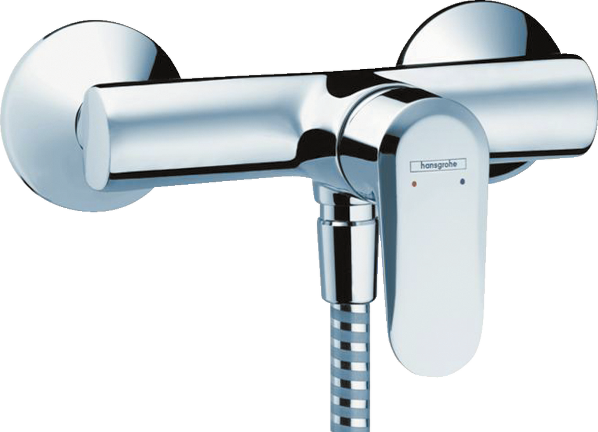 Смеситель для ванны и душа Hansgrohe Экос 14086000, хром, латунь