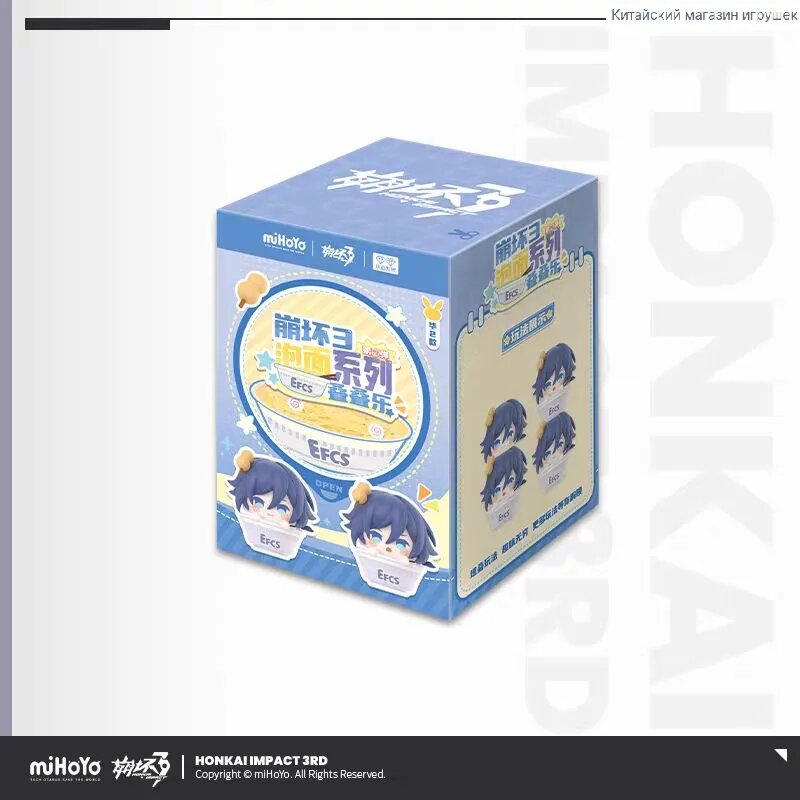 Honkai Impact 3rd Instant Noodle Series Аниме фигурка 4.4-5.07cm, Изысканный подарок, Fu Hua