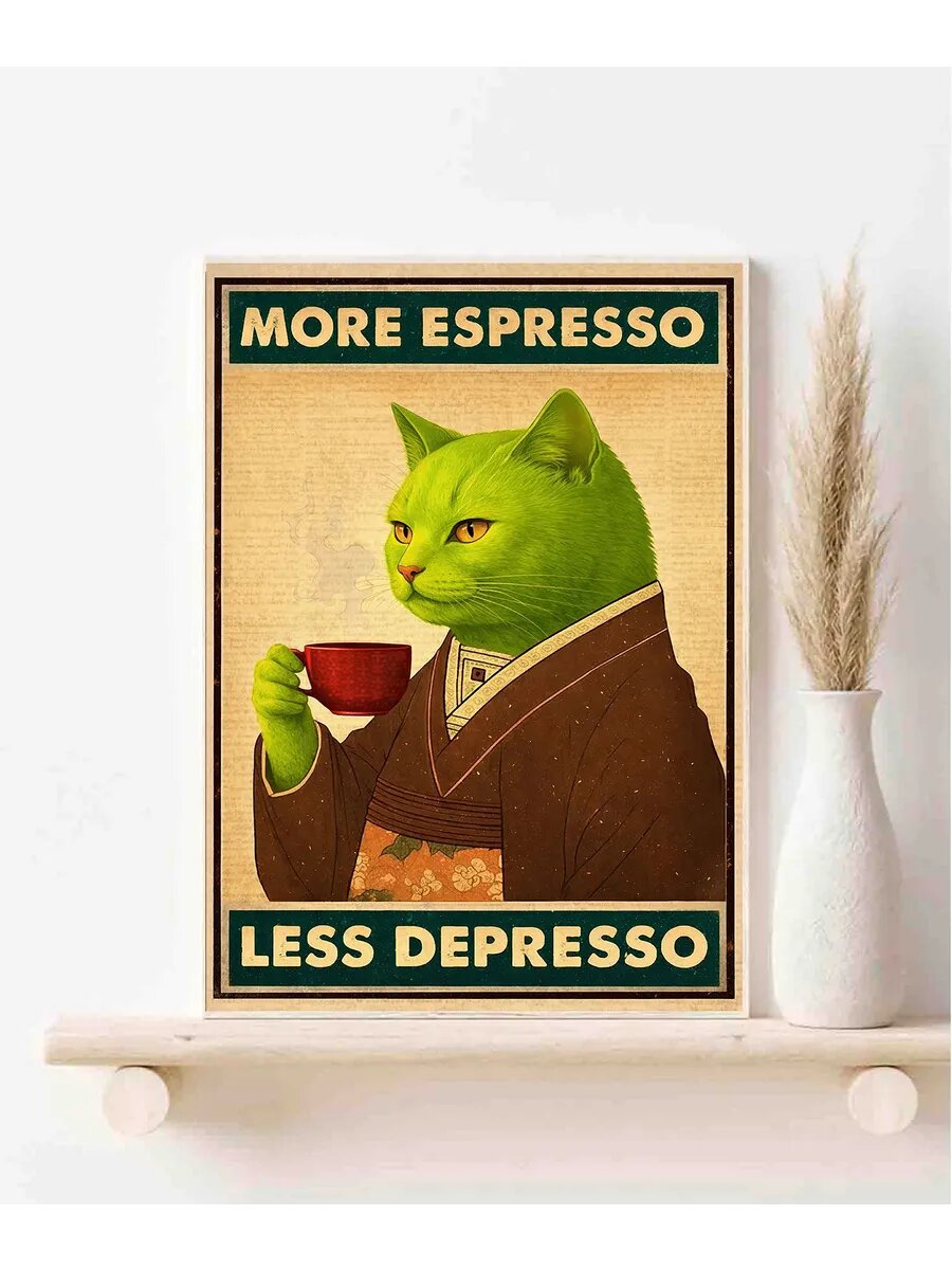 Шартрез, More Espresso, Плакат 30x42см