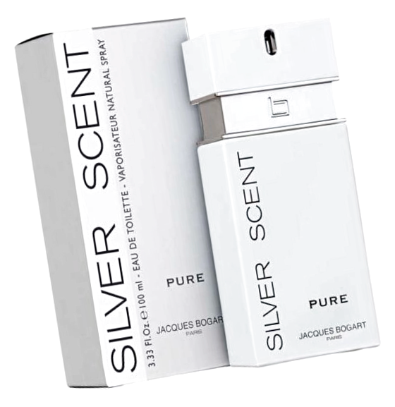 Туалетная вода Жак Богарт Сильвер Сцент Пьюр для мужчин 100 мл - Jacques Bogart Silver Scent