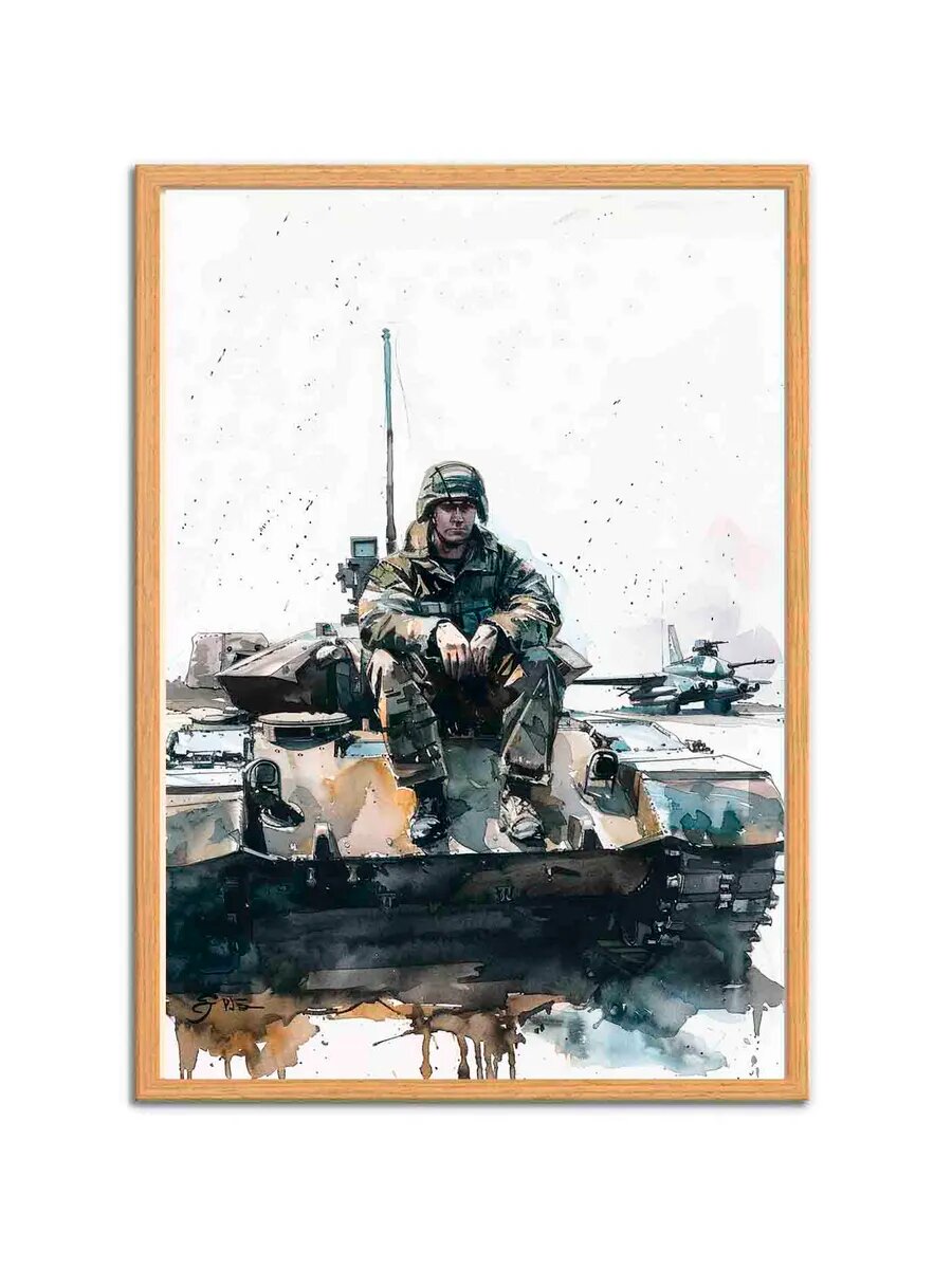 Солдат-фермер из куропатки 2, Плакат 30x42см