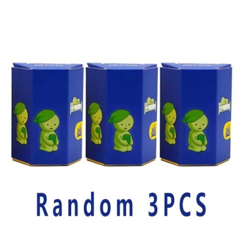 Зелёные фигурки йоги ПВХ, Random 3pcs1