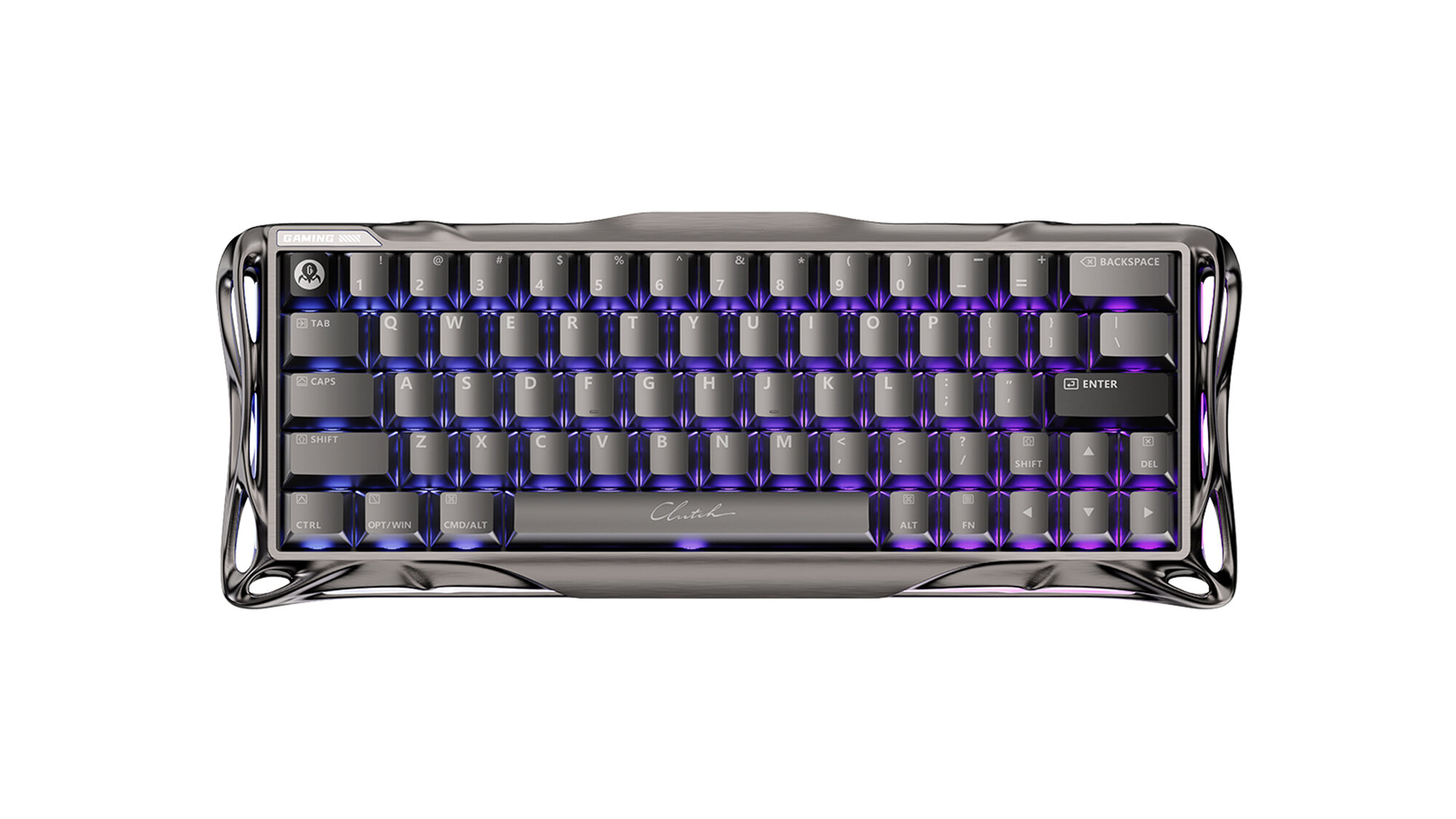 Механическая проводная клавиатура Gravastar Mercury V60Pro, Gunmetal (XTAL_BLK_CN)