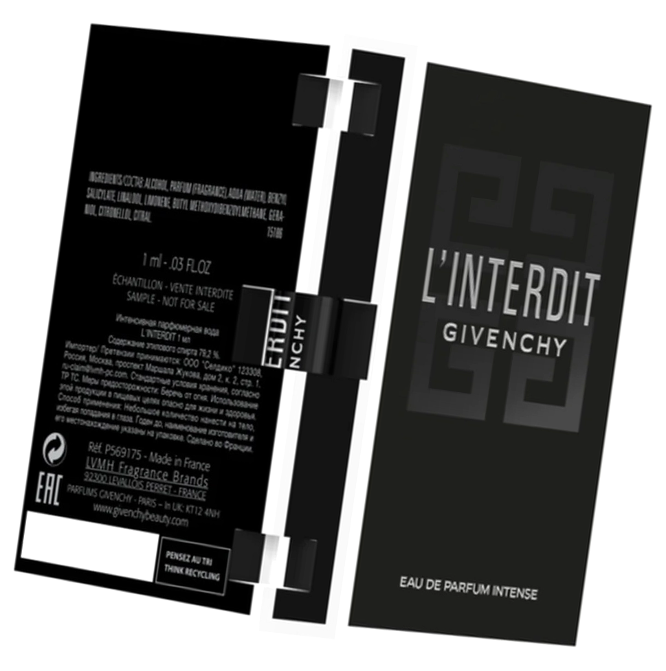Миниатюра духов Живанши Л Интердит Абсолю 1 мл для женщин - Givenchy L Interdit Absolu парфюмерная вода