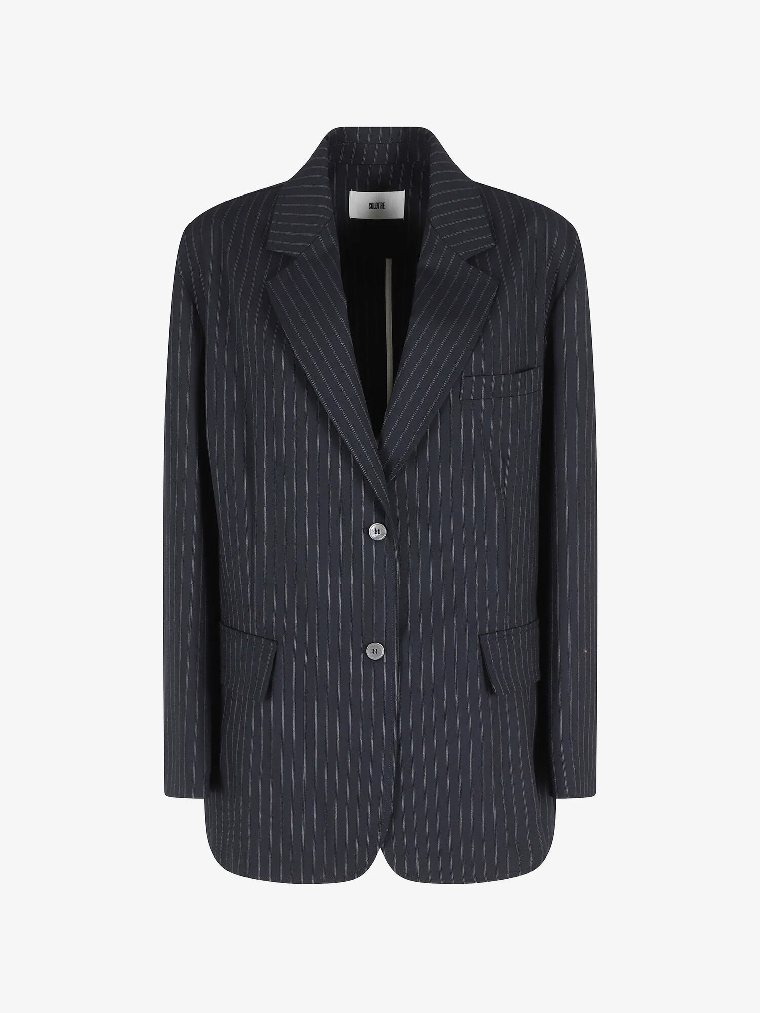 Пиджак SOLOTRE Pinstripe-patterned blazer