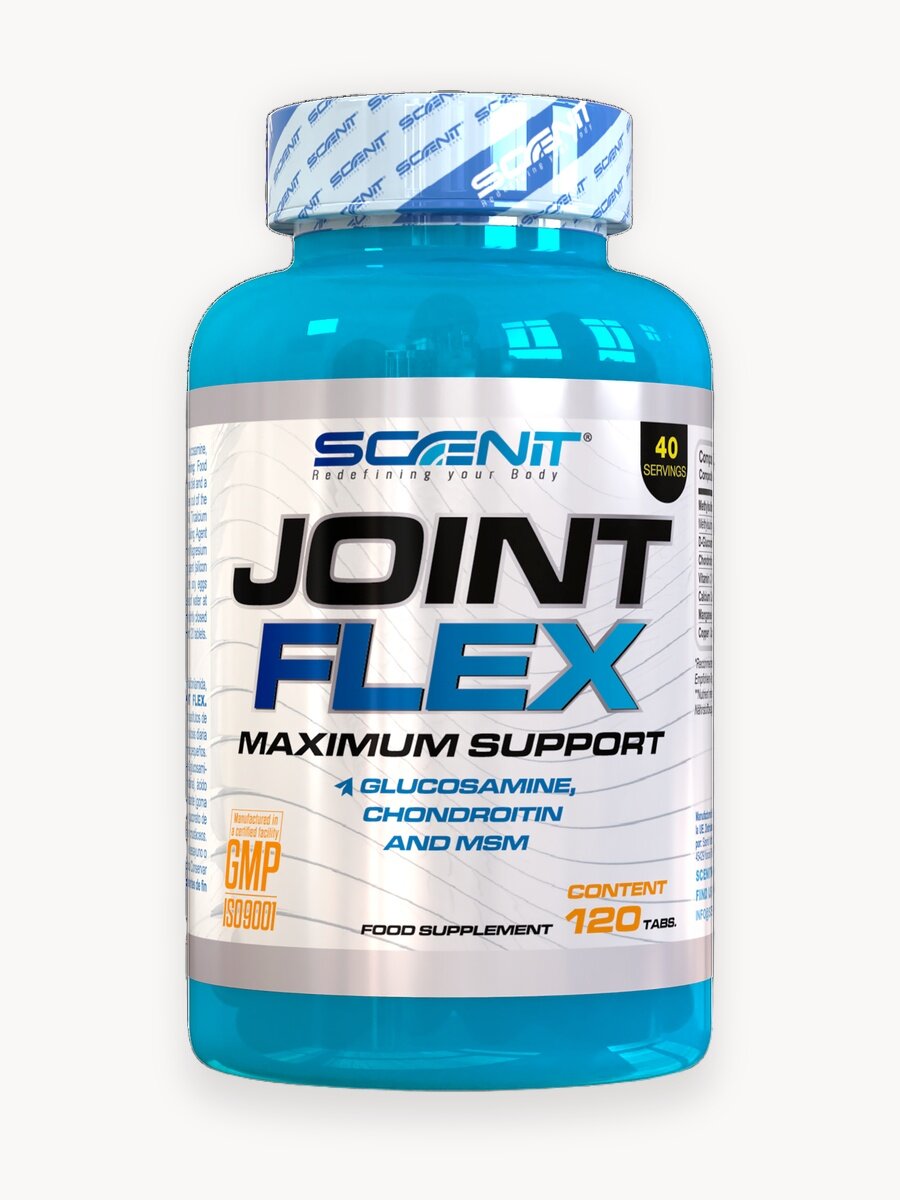 Глюкозамин и хондроитин для укрепления связок и суставов Glucosamine & Chondroitin Scenit Nutrition - 120 таблеток