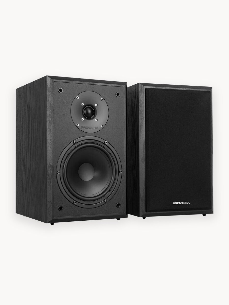 Premiera ES-601 black wood 2-полосная полочная акустика (пара)