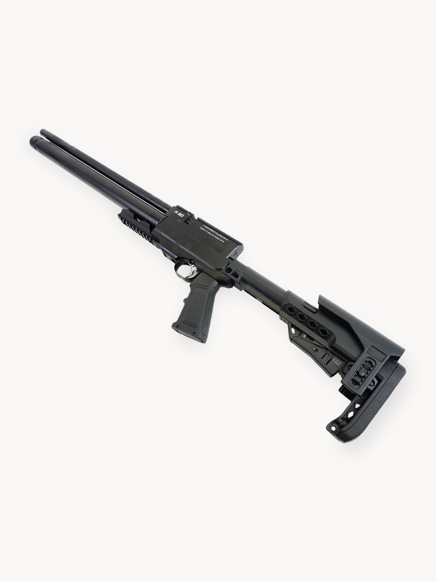 Винтовка пневматическая Kuzey K60 калибра 6,35мм пластик, тактич приклад, баллон 310 см3 комплект