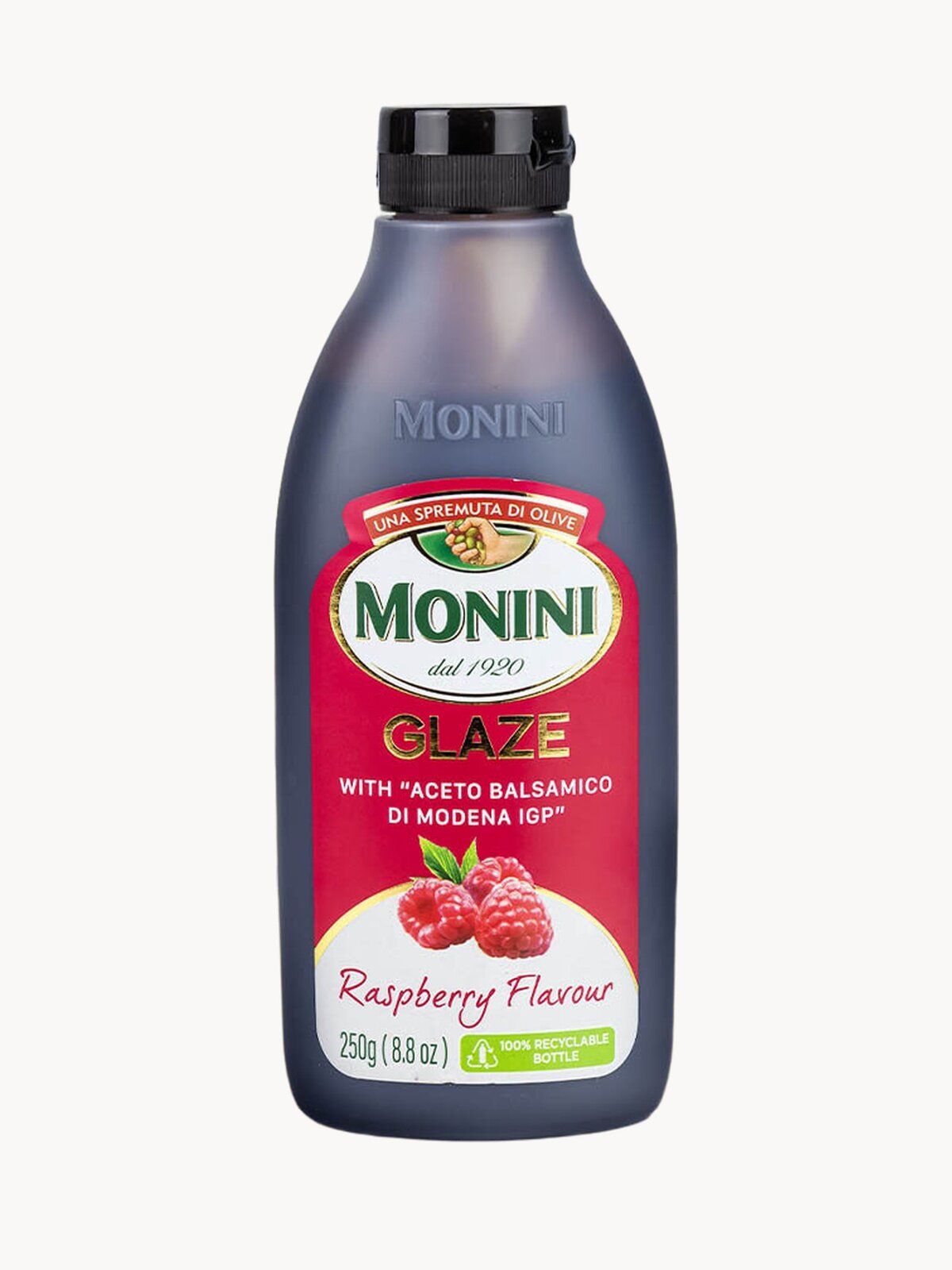 Соус бальзамический Monini Glaze глазурь со вкусом малины, 250мл