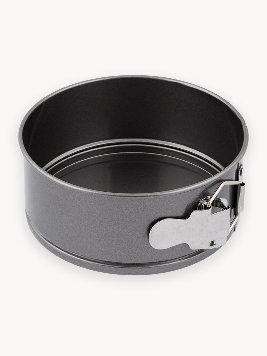 Металлическая форма для выпечки и десертов "S-CHIEF" FPC-0045 разъемная d 16 см серый