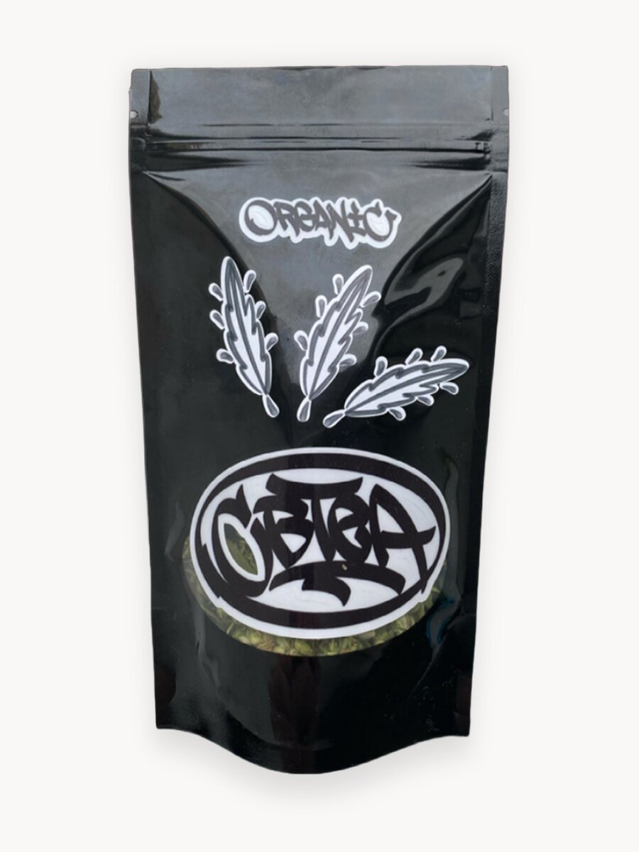 Конопляный чай CBTEA, 100 грамм, органический, не ферментированный, сорт Родник