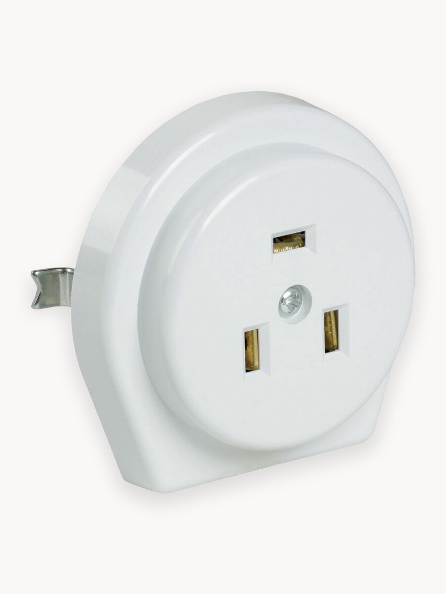 Розетка разборная для скрытой установки для плиты РПпл11-01-Ст с заземляющим контактом 32А белая IEK