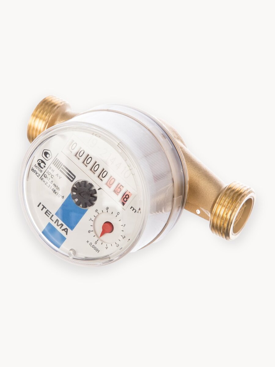 Счетчик холодной воды ITELMA ХВС ДУ-15 L=110 Ит. Х-15 WFK20. D110 WFK20. D110-0-R-L-0-IP54