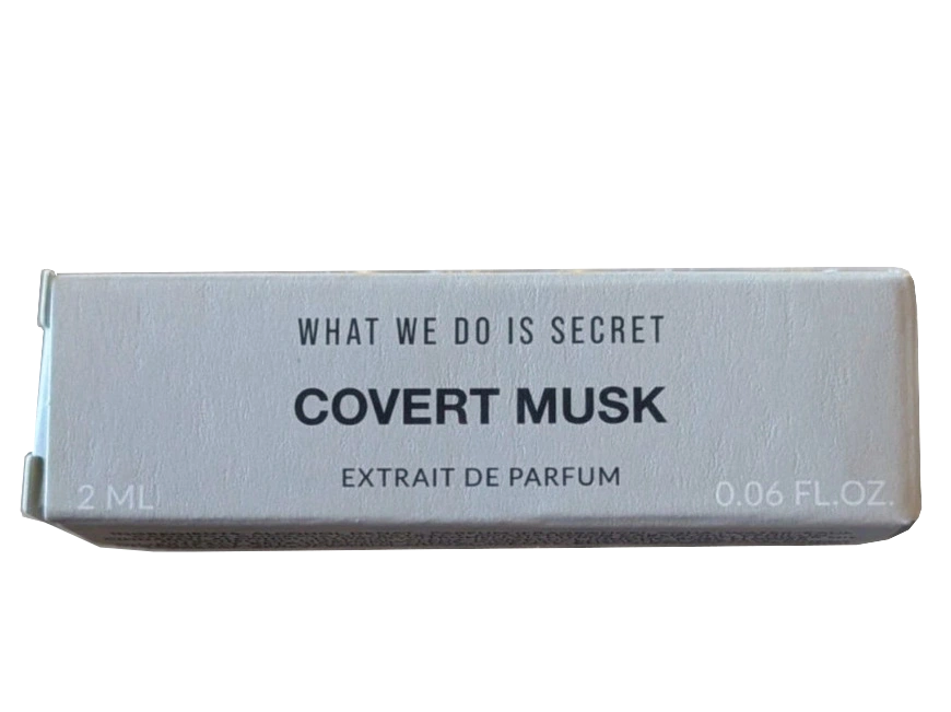 What We Do Is Secret Covert Musk унисекс духи 2 мл пробник / Коверт Муск для мужчин и женщин