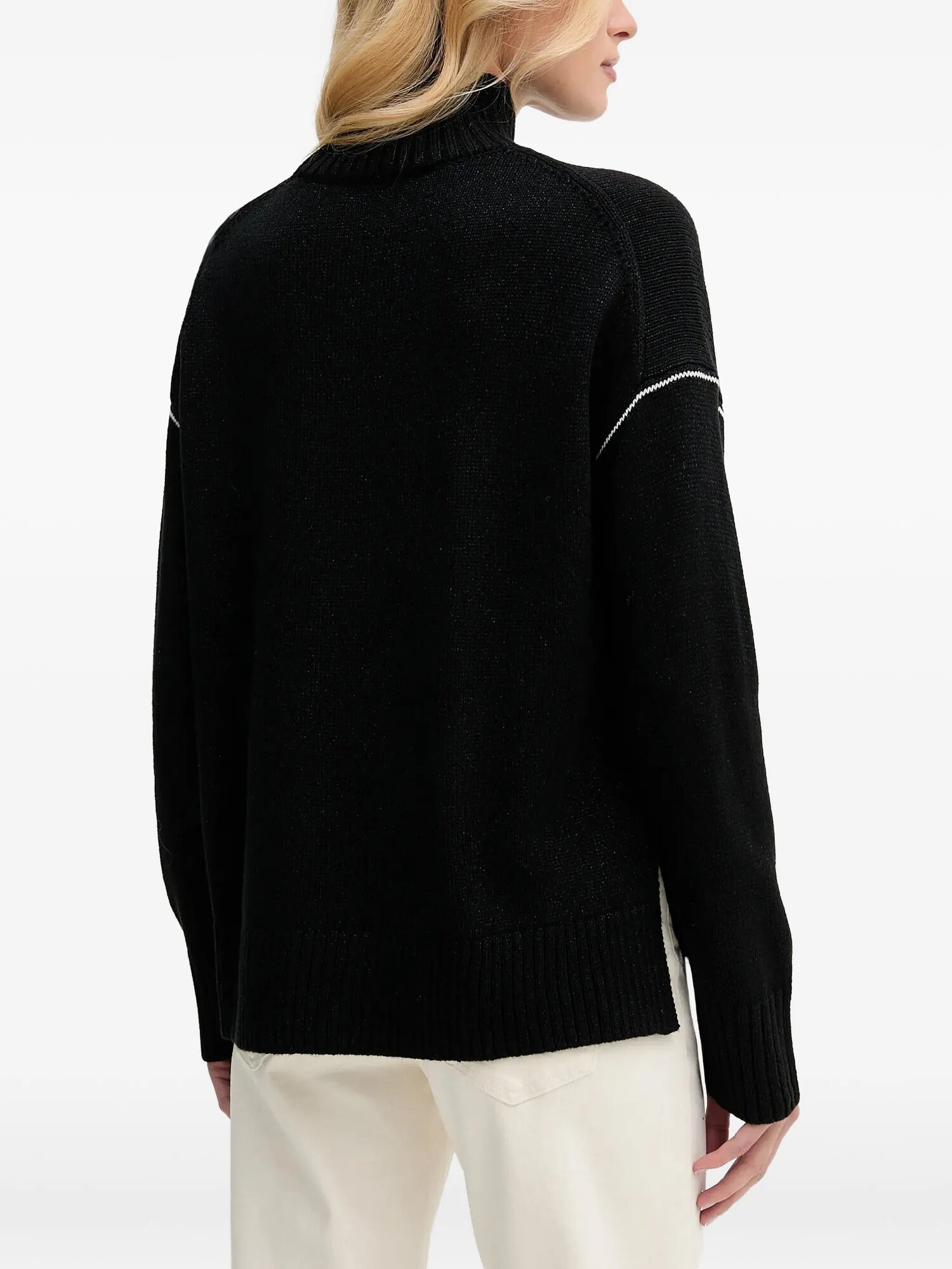 Свитер DKNY Roll-neck sweater, размер 42, , черный — фото 1
