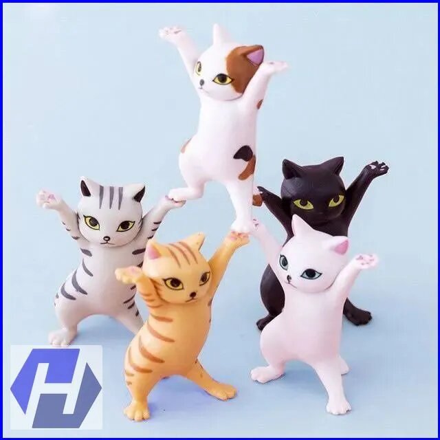 Качественная подставка, 5 танцующих кошек для ручек