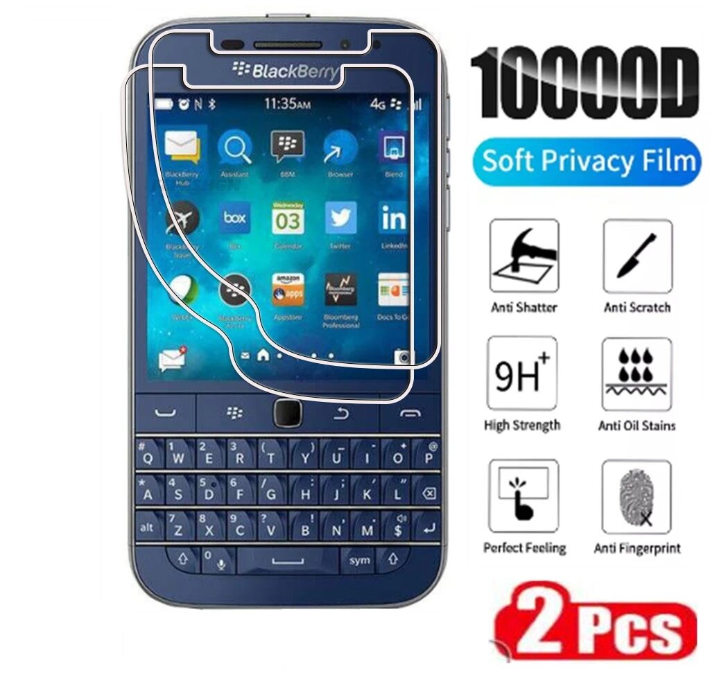 Гидрогелевая пленка для BlackBerry Classic Q5 Q30 Q20 Q10 KEYone DTEK70 Mercury KEY2 BlackBerry Q20