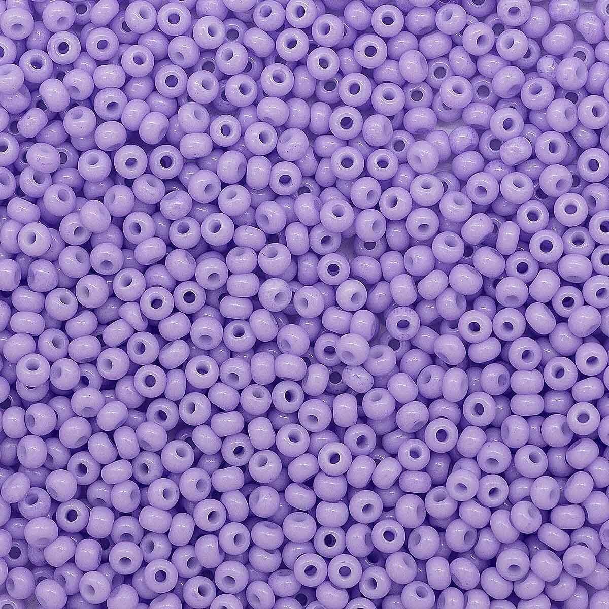 Бисер чешский Preciosa мелованный 10/0 (2,3 мм), 50 г, цвет № 03223