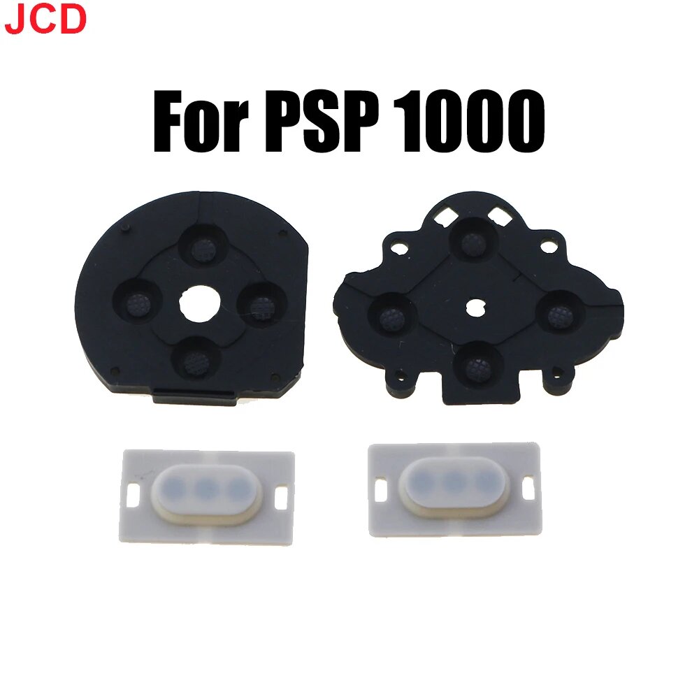 JCD Резиновые кнопки R L для PSP 1000
