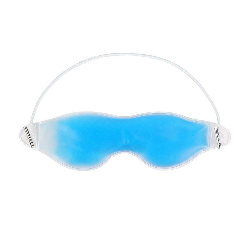 Маска для глаз и лица MELL охлаждающая гелевая (шарики) для снятия отеков, напряжения и усталости с глаз