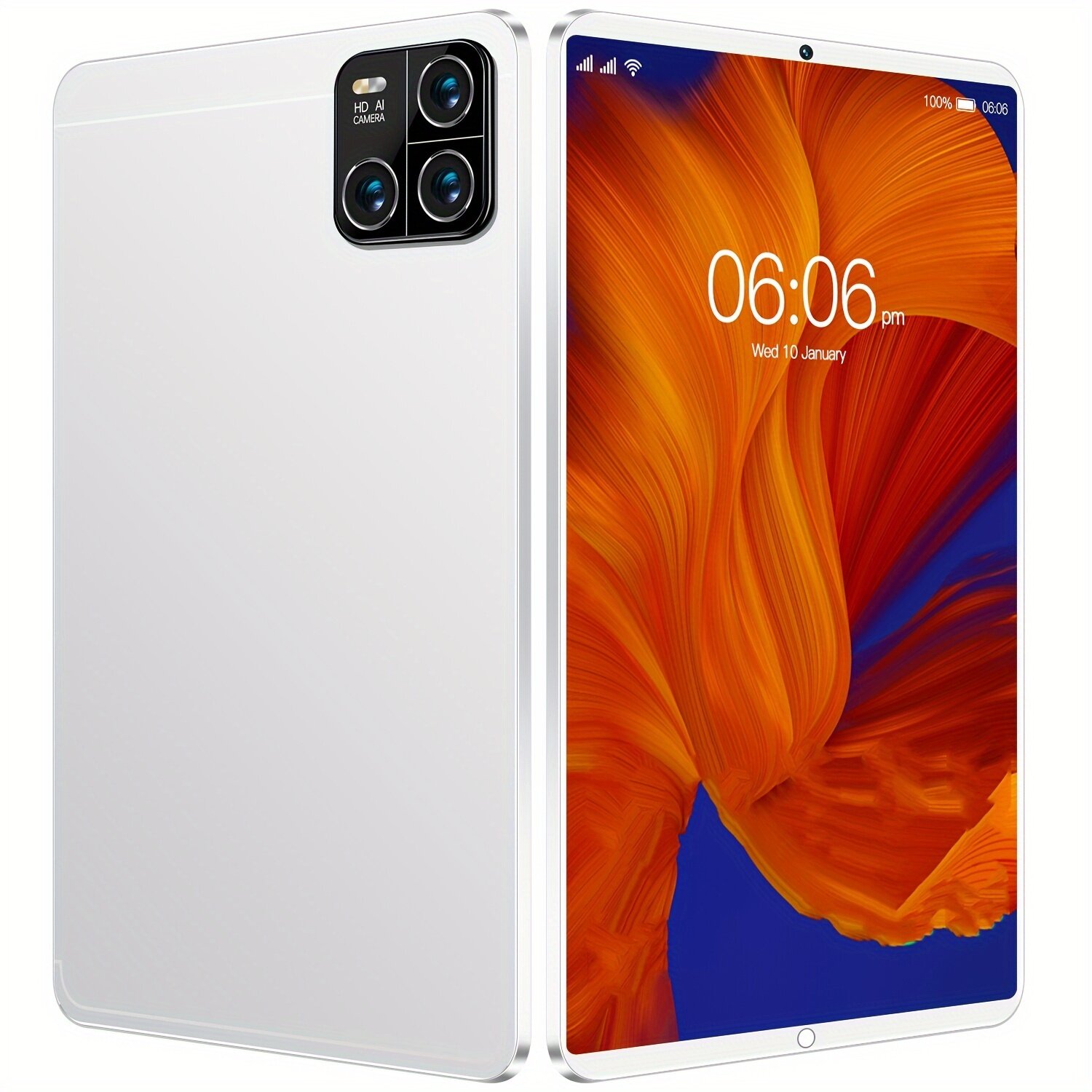 Планшет на базе Snapdragon 870 - 10.1" HD дисплей, Android 13, расширяемая память (до 256 ГБ), аккумулятор 8800 мАч, зарядка USB-C, Wi-Fi и беспроводные подключения, защитный чехол в комплекте -