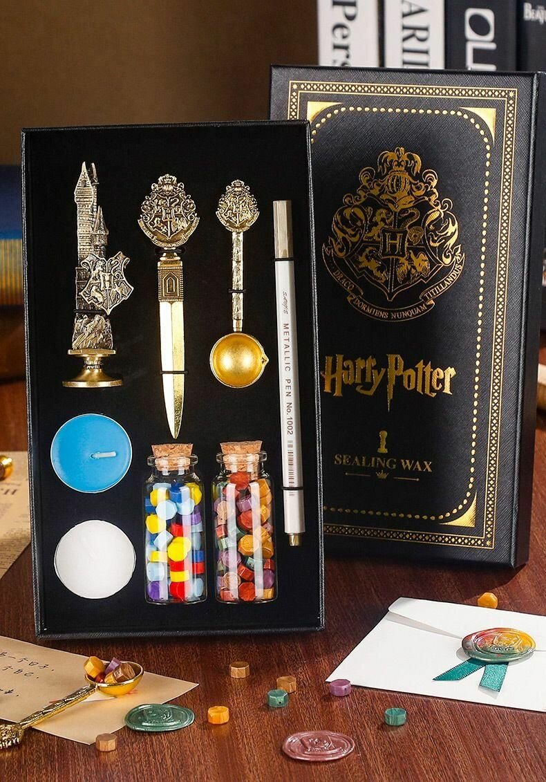 Набор сургучной печати Гарри Поттер эмблема Хогвартса