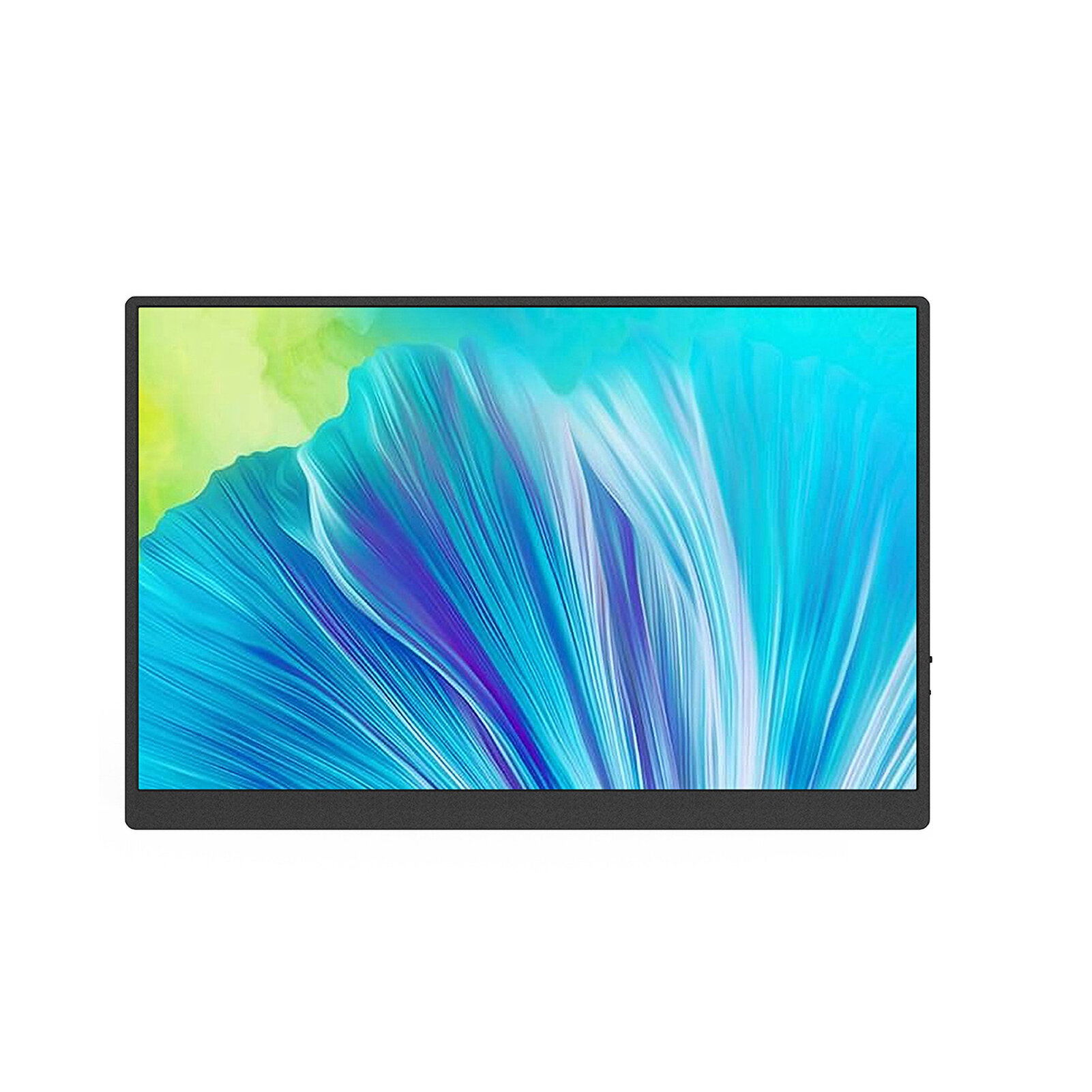 18,5-дюймовый портативный монитор 1080P IPS-экран Разрешение 1920*1080 Широкий угол обзора 170 ° Частота обновления 100 Гц Магнитный чехол из искусственной кожи с портами типа C HD / 3,5 мм