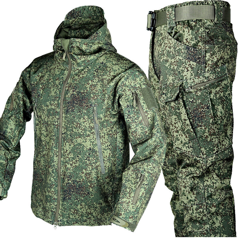 Костюм мужской Тактический , демисезонный, softshell, непромокаемый