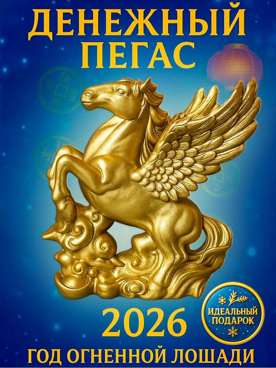 Фигурка Пегас Лошадь символ Нового года 2026
