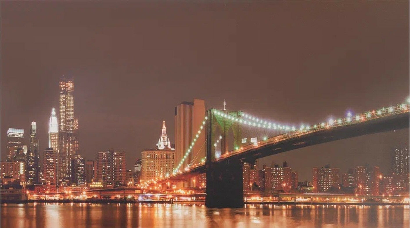 Фартук кухонный ЮгPlastМаркет "Город", влагостойкий, 3000x600 мм